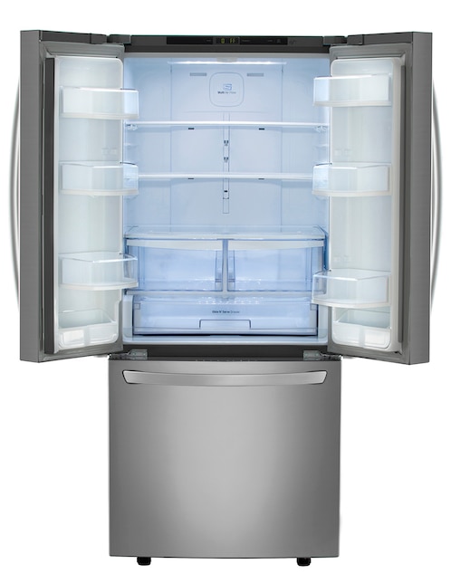 Refrigerador french door LG 22 pies cúbicos inverter y no frost GF22BGSK 2