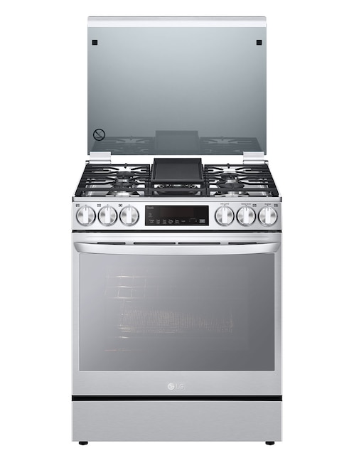 Estufa de piso a gas LP Lg Lupin 2 75.8 cm LRGL5847S de 6 quemadores 3
