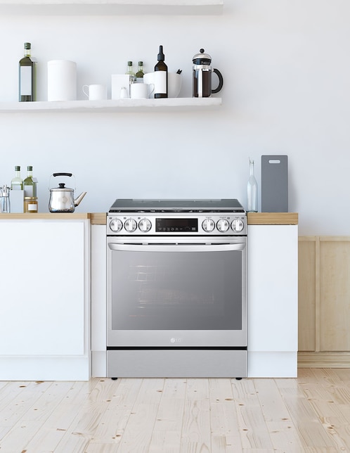 Estufa de piso a gas LP Lg Lupin 2 75.8 cm LRGL5847S de 6 quemadores 7
