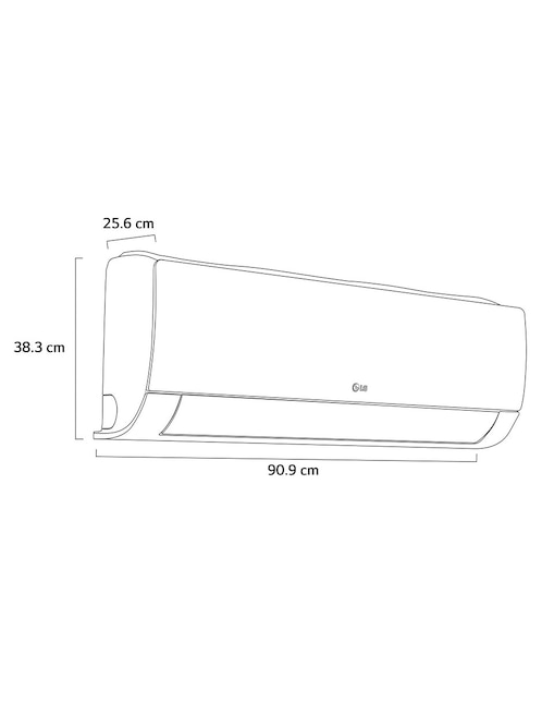 Aire acondicionado mini split inverter LG frío 18000 btu vx182c3 220 V 11