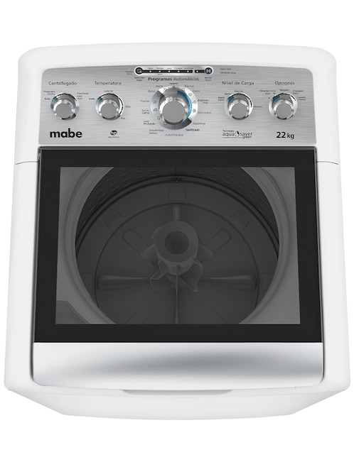 Lavadora Mabe 22 kg automática carga superior LMA72215WBAB1 7