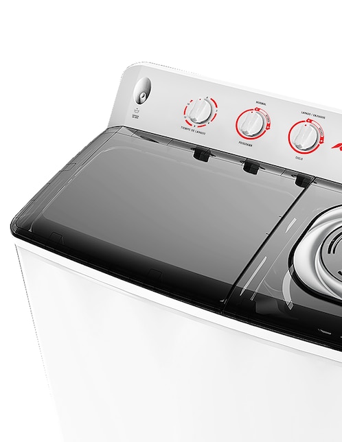 Lavadora doble tina Mirage 22 kg semiautomática carga superior LMS022M 5