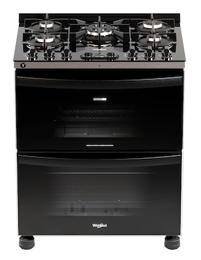 Estufa de piso a gas LP Whirlpool Apollo 77.6 cm WFD5LABNUW de 5 quemadores