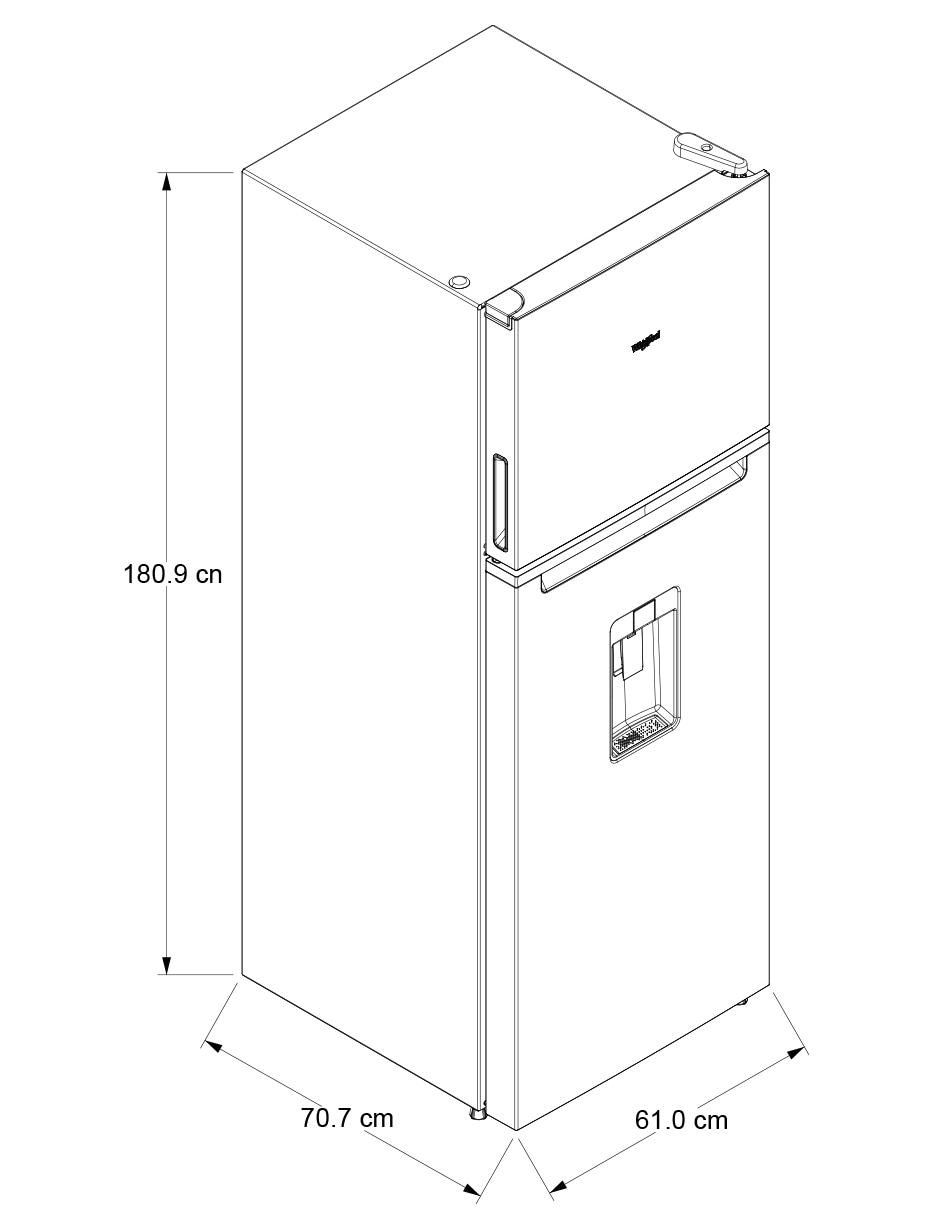 Refrigerador Top mount Whirlpool 14 pies tecnologí | Compara precios ...