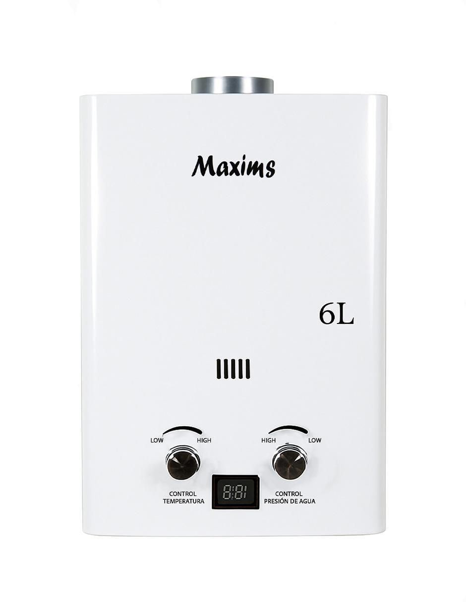Calentador de paso Maxims 6 L Gas LP